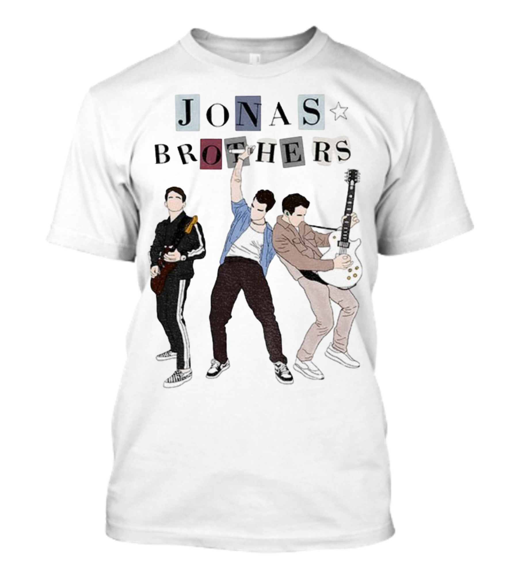 Jonas Brothers 20th Anniversary Tour Era Vintage Style T-Shirt