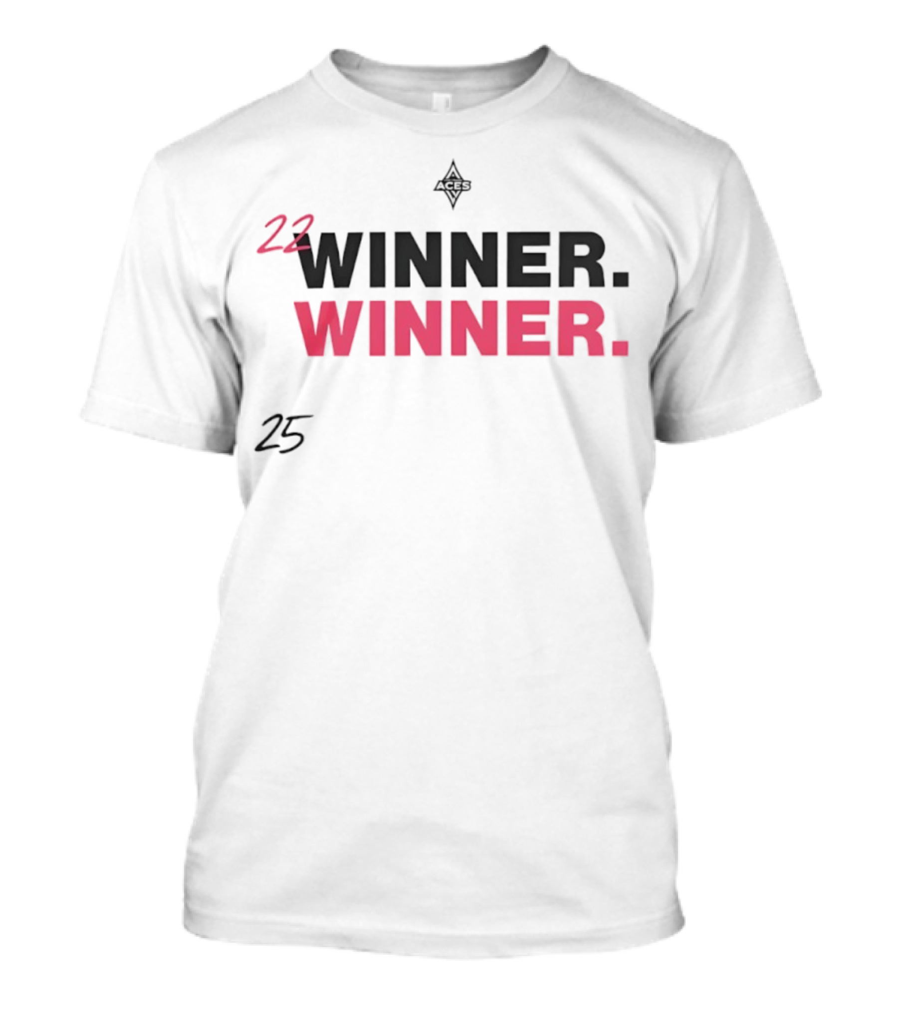 Las Vegas Aces 2025 Winner 22 Championship Winner 25 T-Shirt