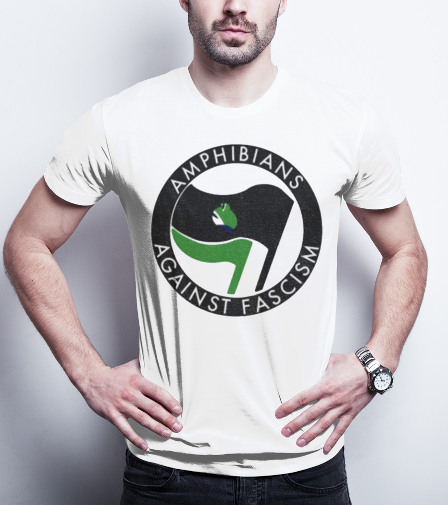Amphibians Against Fascism Portland Frogs Antifa T-Shirt