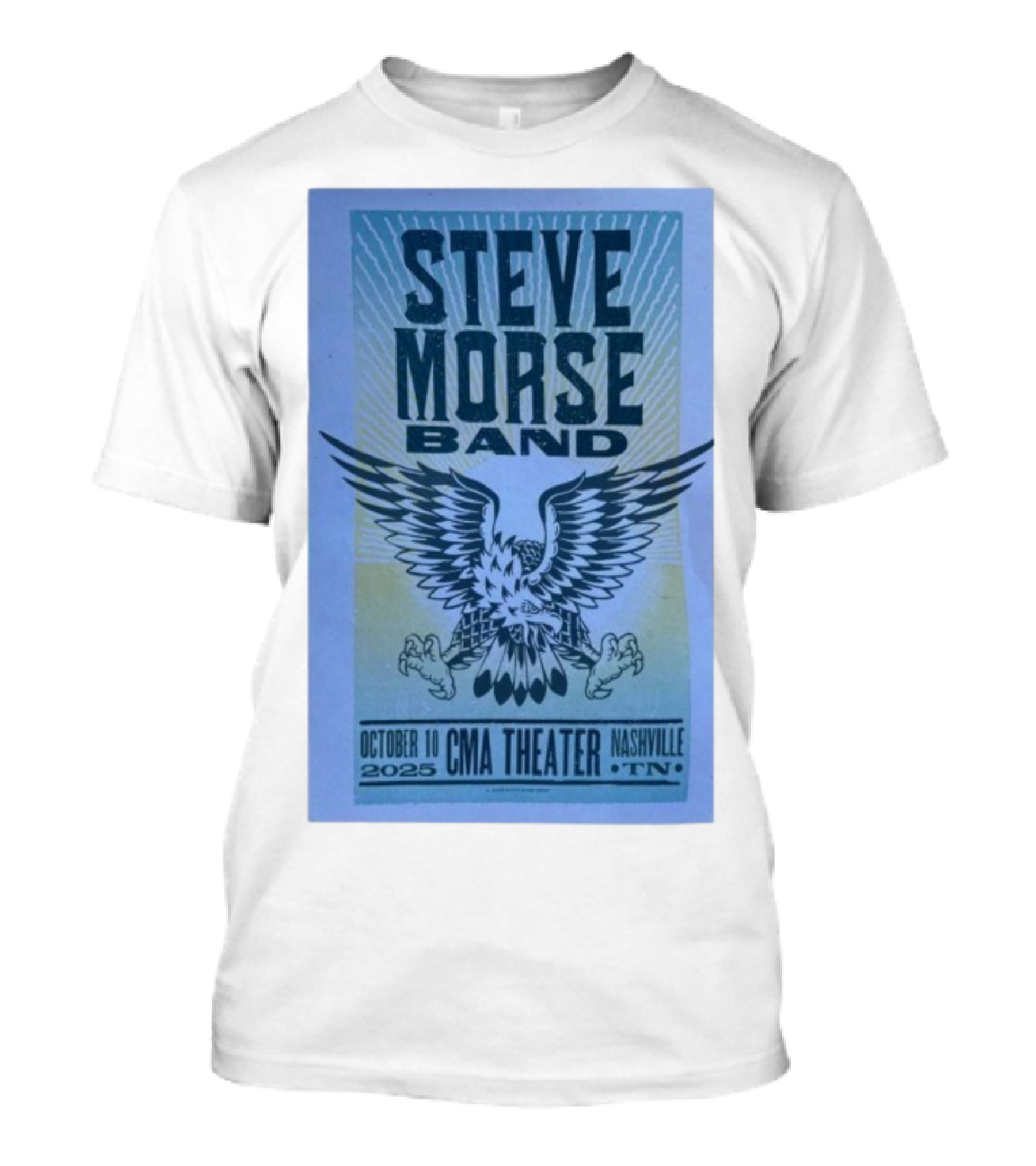 Steve Morse Band CMA Theater Nashville TN October 10 2025 Eagle Design T-Shirt