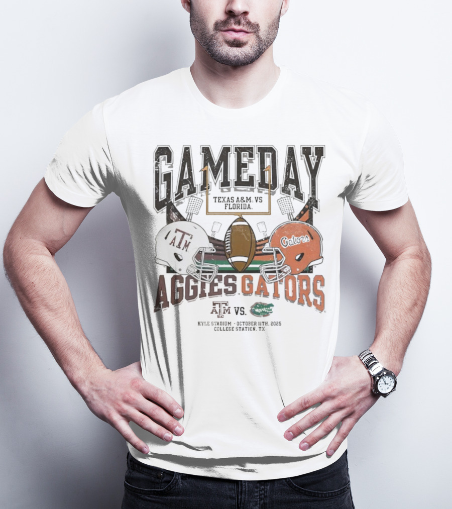 Gameday Texas A&M Aggies Vs Florida Gators Kyle Field November 5 2022 College Station TX T-Shirt