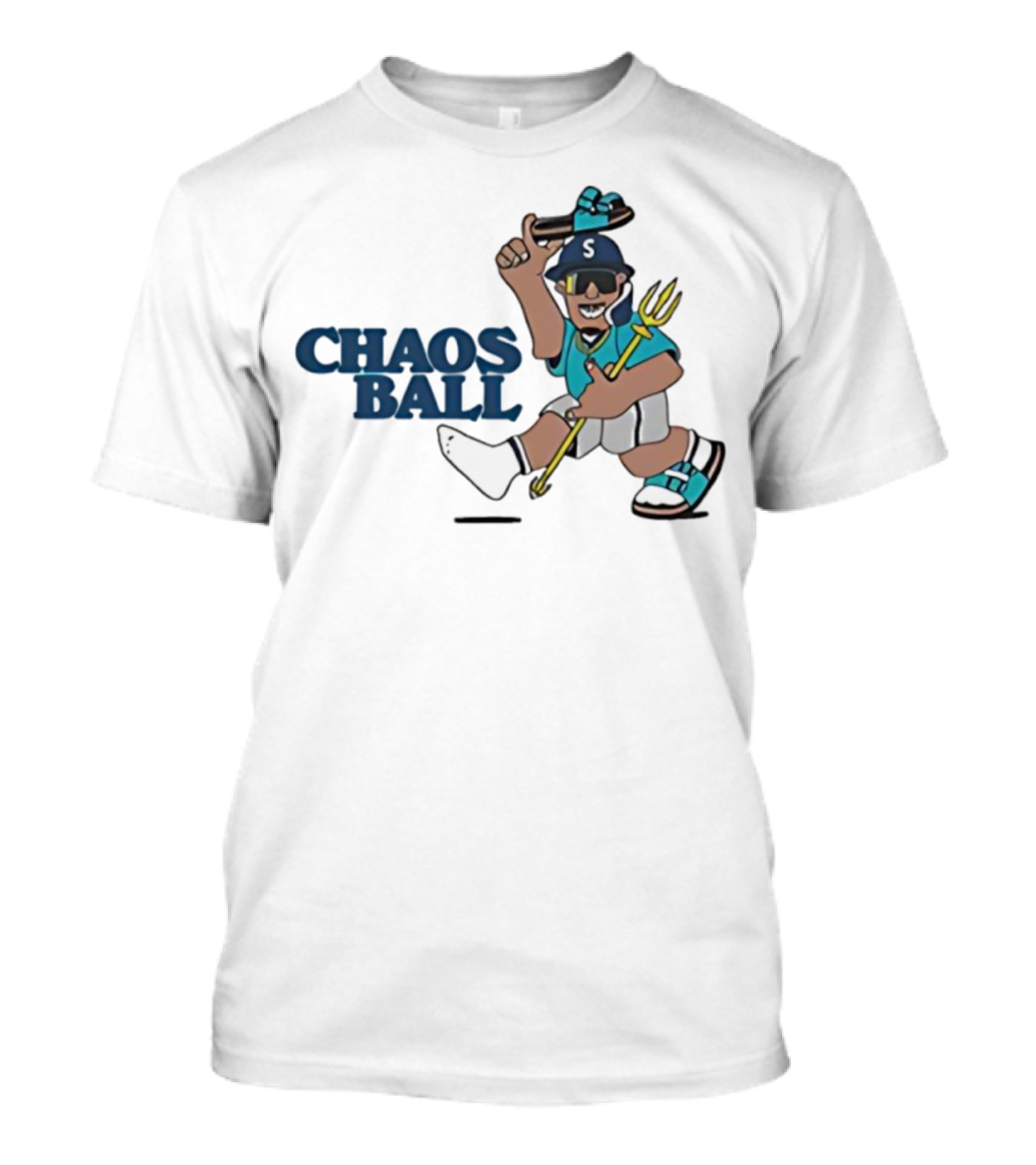 Trillblazin Chaos Ball Seattle Mariners Mascot Design T-Shirt
