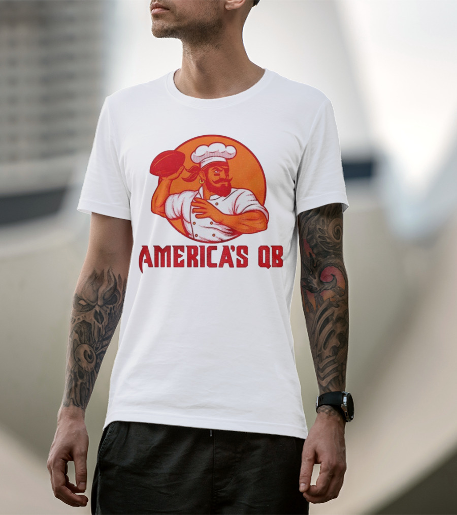 Baker Mayfield America's QB Chef Tampa Bay Buccaneers Football T-Shirt