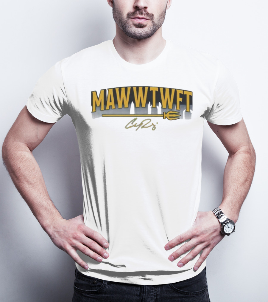 Cal Raleigh Seattle Mariners MAWWTWFT Trident Signature T-Shirt