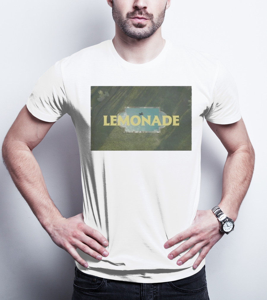 Louis Tomlinson Lemonade Aesthetic Pool Aerial View T-Shirt