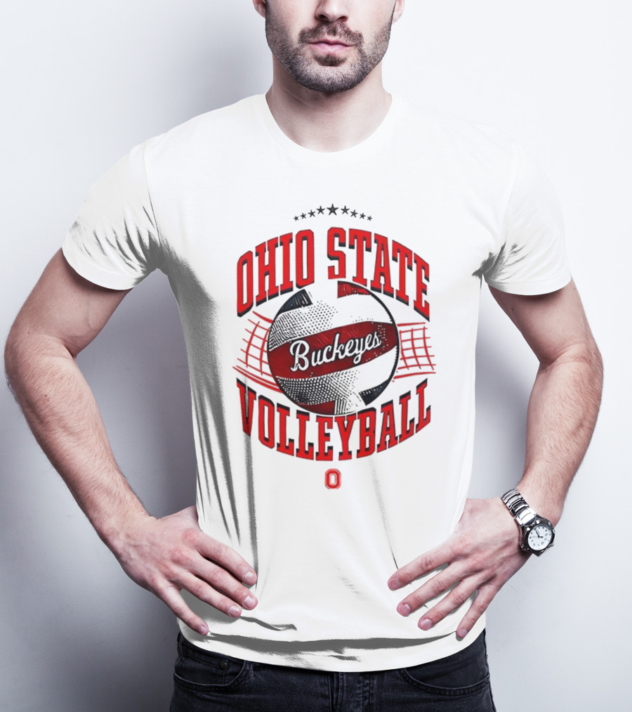 Ohio State Buckeyes Volleyball Vintage Retro Style T-Shirt