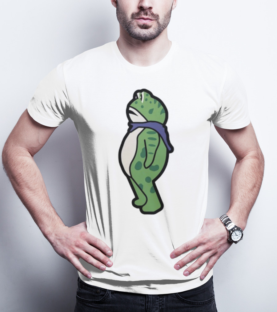 Portland Frog Protester Retro Funny Scarf T-Shirt