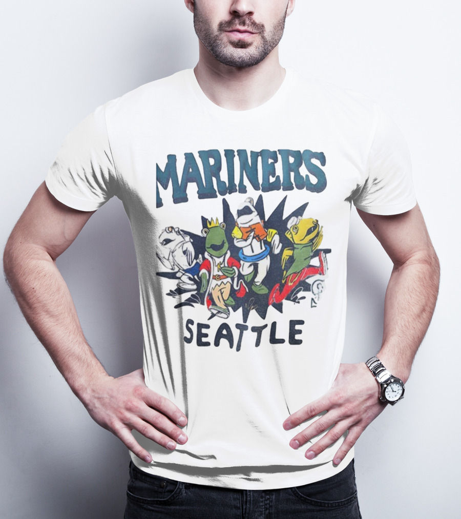Mariners Seattle Salmon Run New Mascots T-Shirt