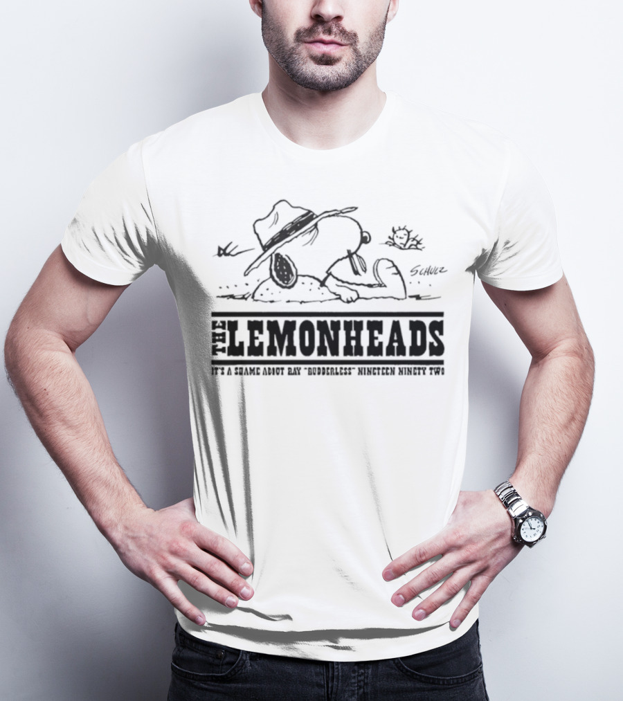 Lemonheads Snoopy Rudderless Tour Design T-Shirt