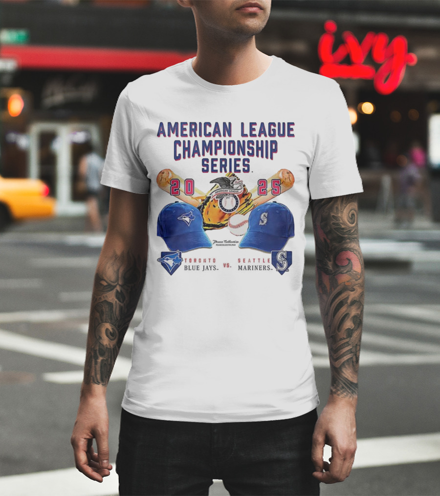 American League Championship Series 2025 Toronto Blue Jays Vs Seattle Mariners T-Shirt