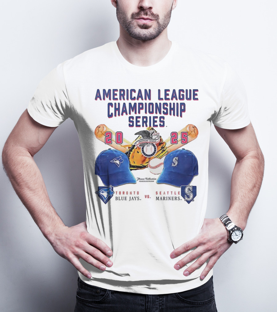 American League Championship Series 2025 Toronto Blue Jays Vs Seattle Mariners T-Shirt