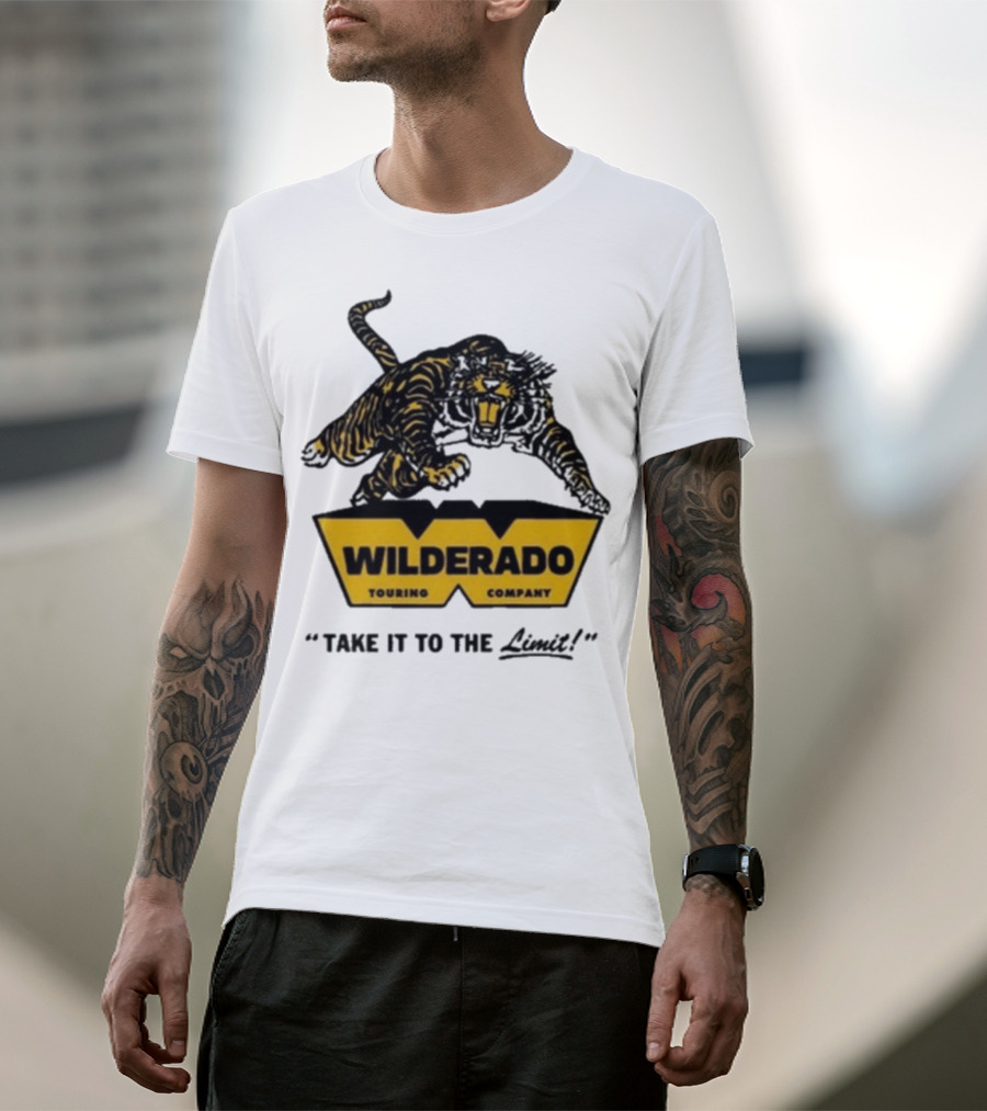 Wilderado Touring Company Take It To The Limit Tiger Logo T-Shirt