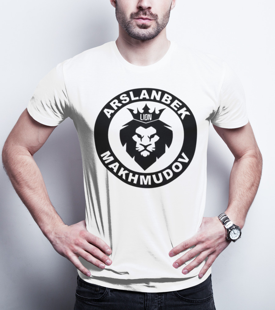 Arslanbek Makhmudov Lion Emblem T-Shirt