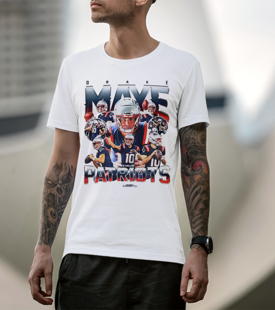 Drake Maye New England Patriots NFL Super Bowl 2025 T-Shirt