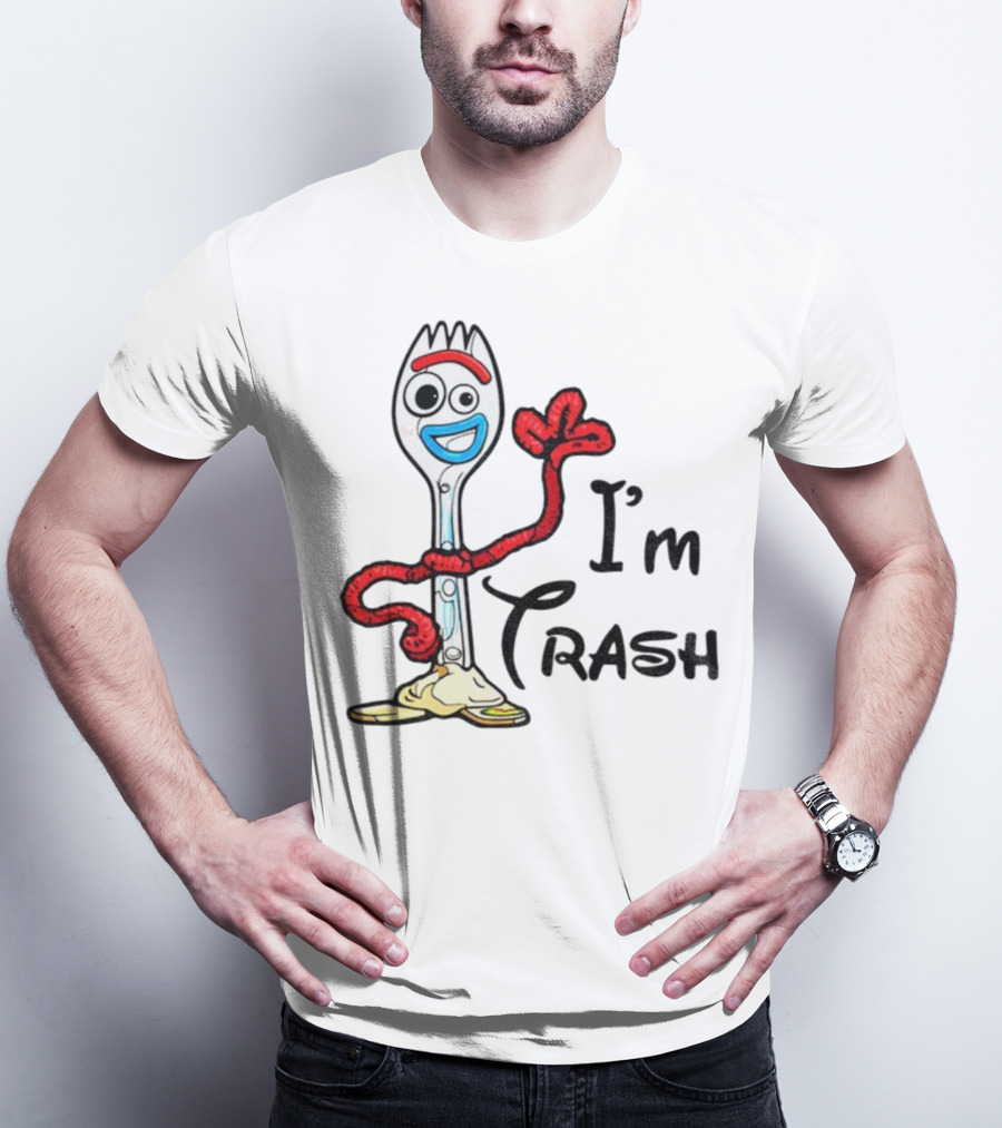 I’m Trash Fork Toy Story Pixar Character T-Shirt