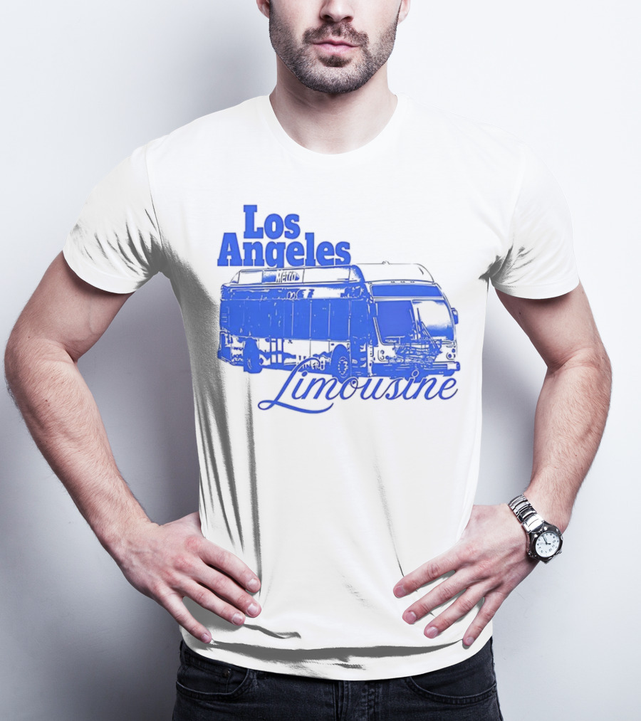 Los Angeles Limousine Retro Bus Experience T-Shirt