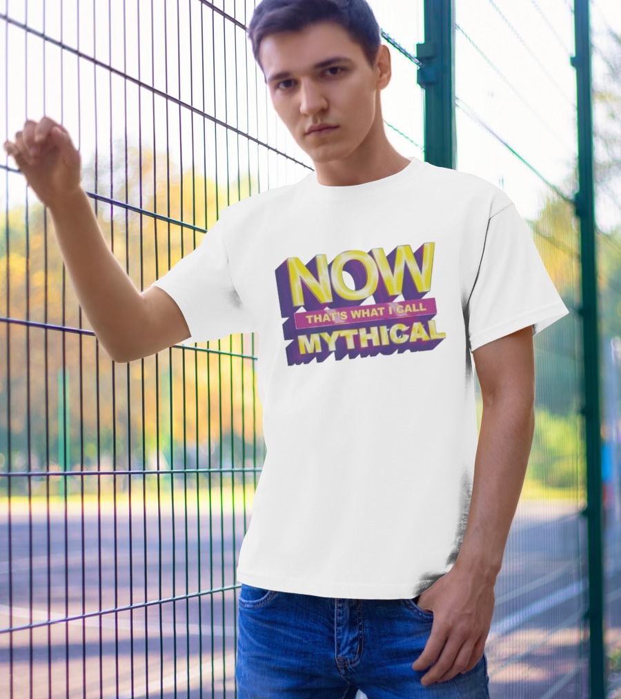 NOW That’s What I Call Mythical Retro 3D Text Style T-Shirt