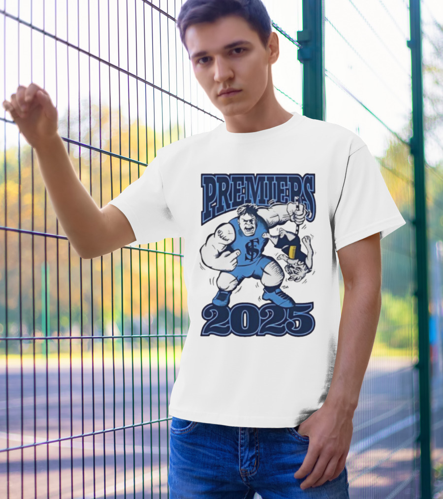 Sturt Football Club Premiers 2025 Mascot Victory Image T-Shirt