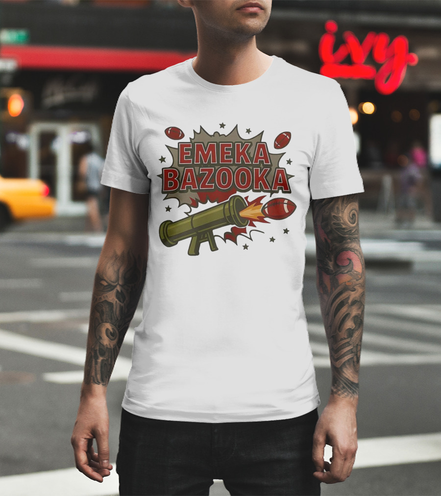Tampa Bay Buccaneers Emeka Bazooka Football Blast T-Shirt