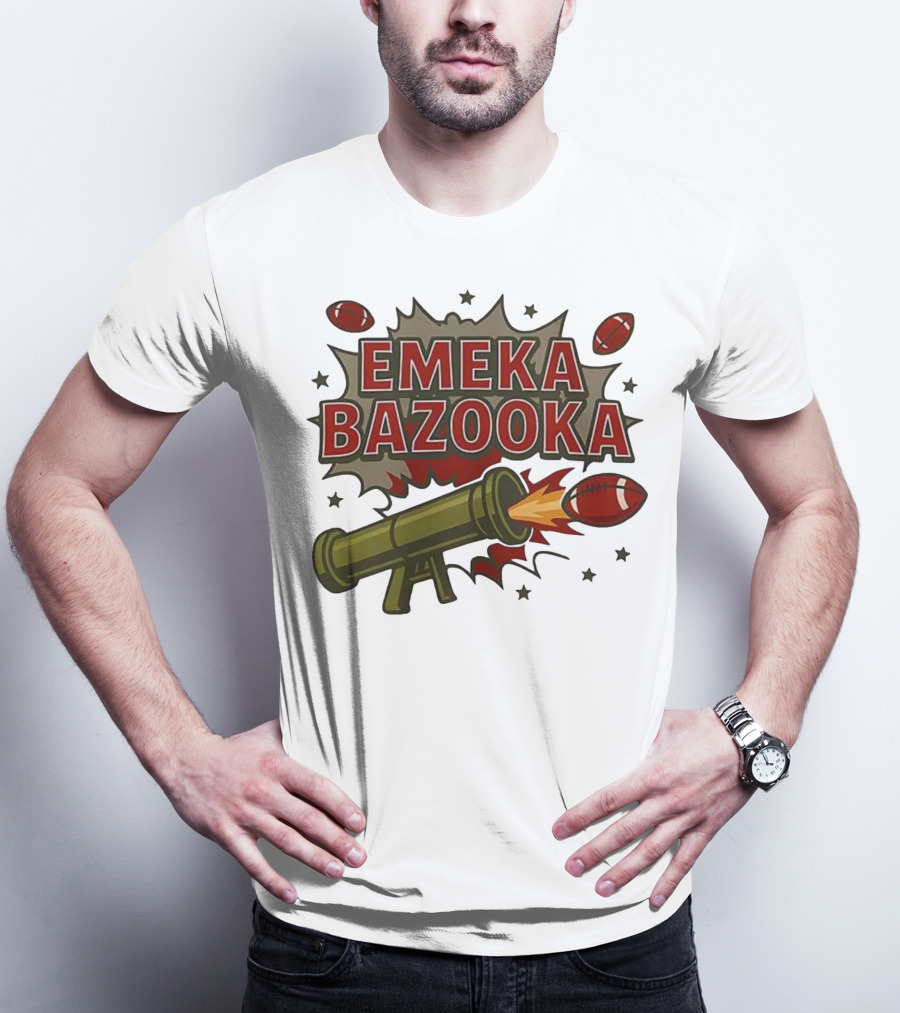 Tampa Bay Buccaneers Emeka Bazooka Football Blast T-Shirt