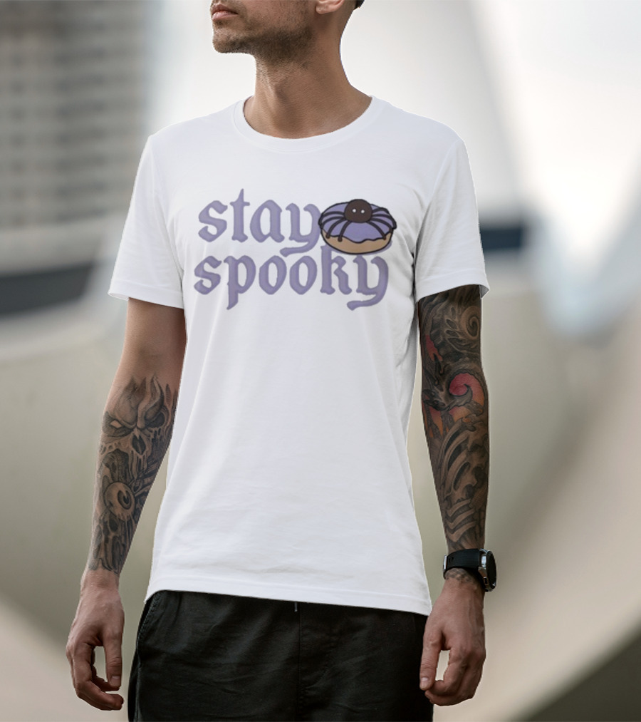 Stay Spooky Dunkin’ Donuts Halloween Donut Design T-Shirt