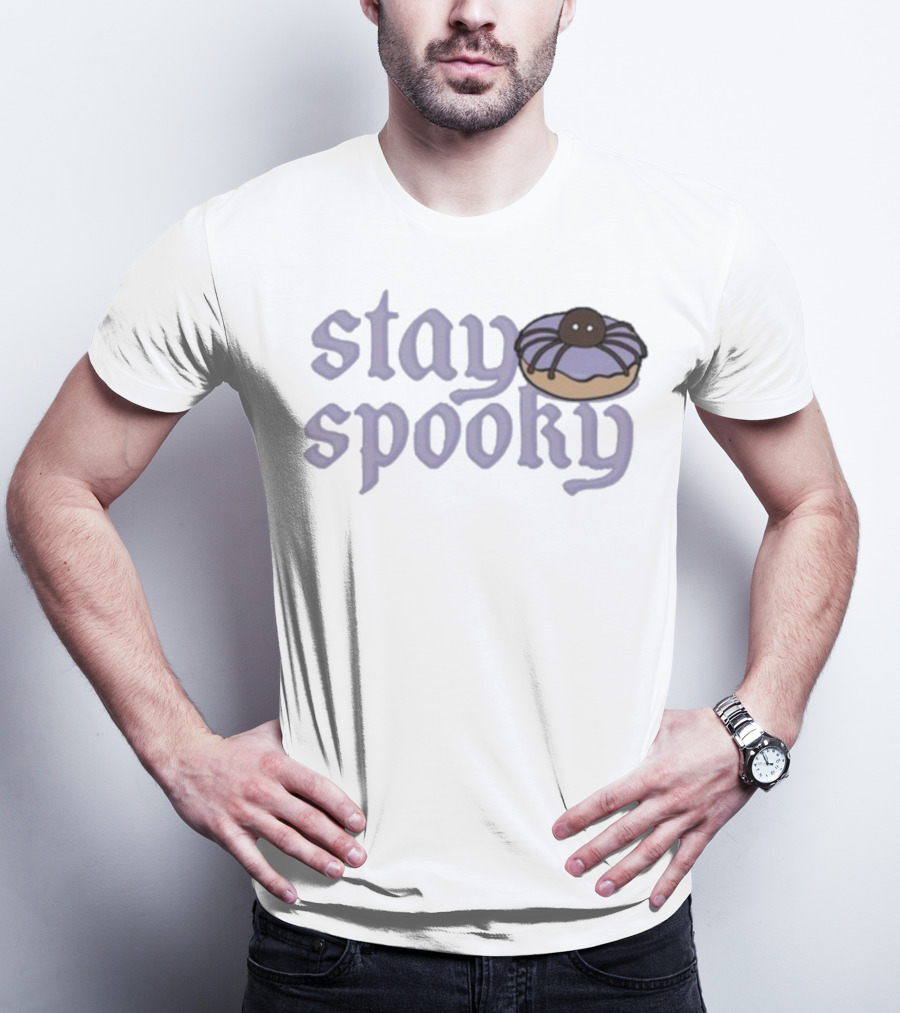 Stay Spooky Dunkin’ Donuts Halloween Donut Design T-Shirt