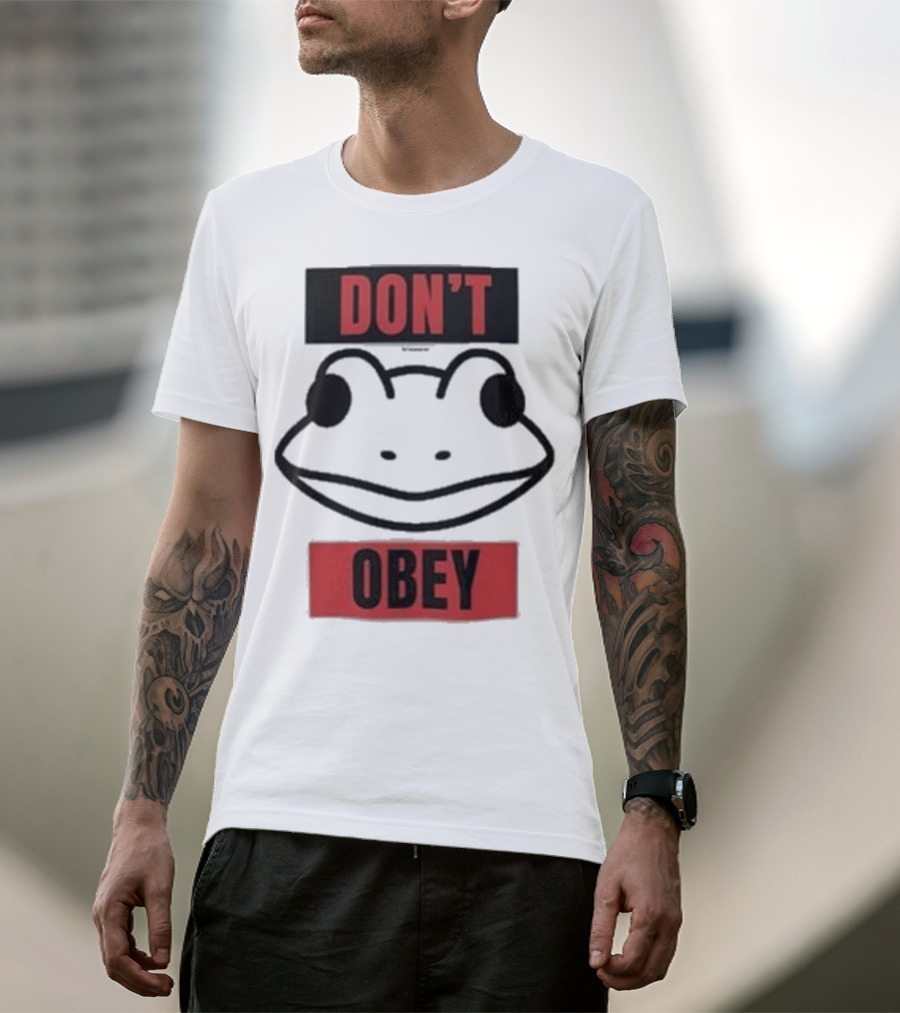 Don’t Obey Frog Resistance Portland T-Shirt