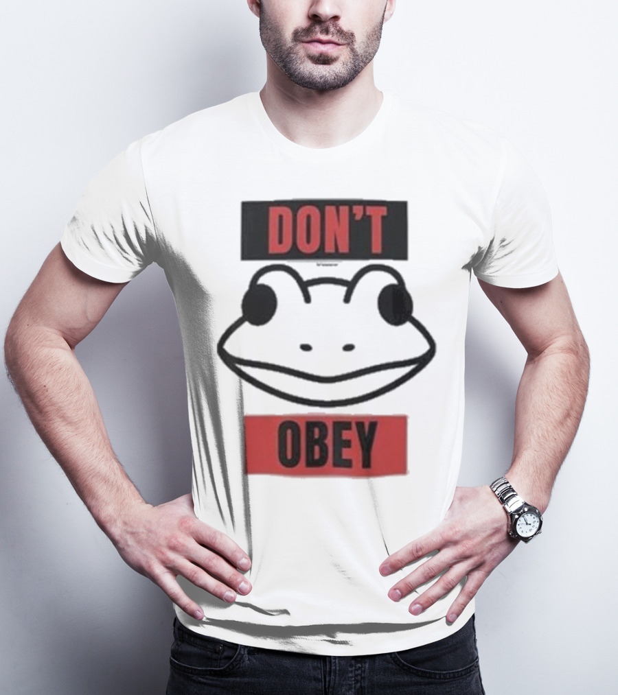 Don’t Obey Frog Resistance Portland T-Shirt