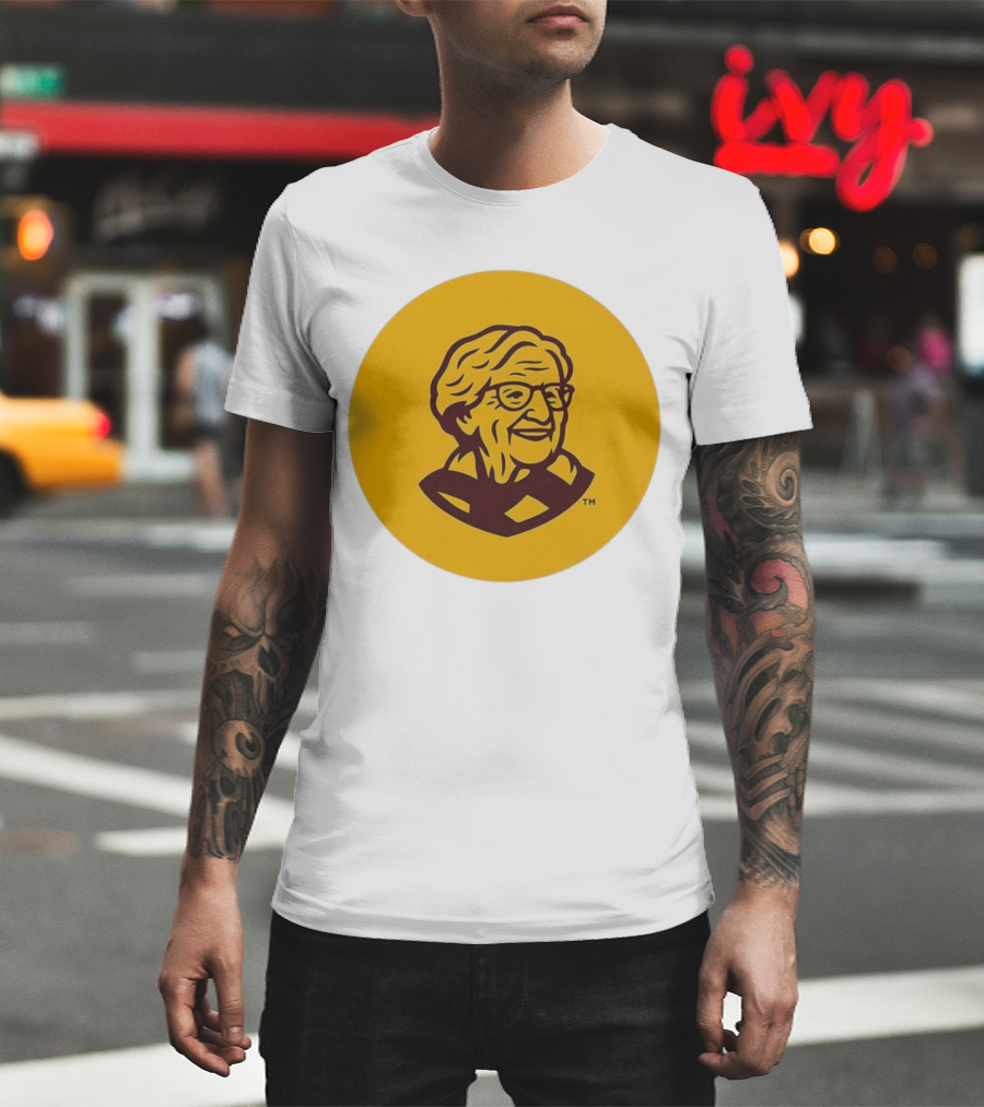 Loyola Chicago Sister Jean Trademark Icon Yellow T-Shirt