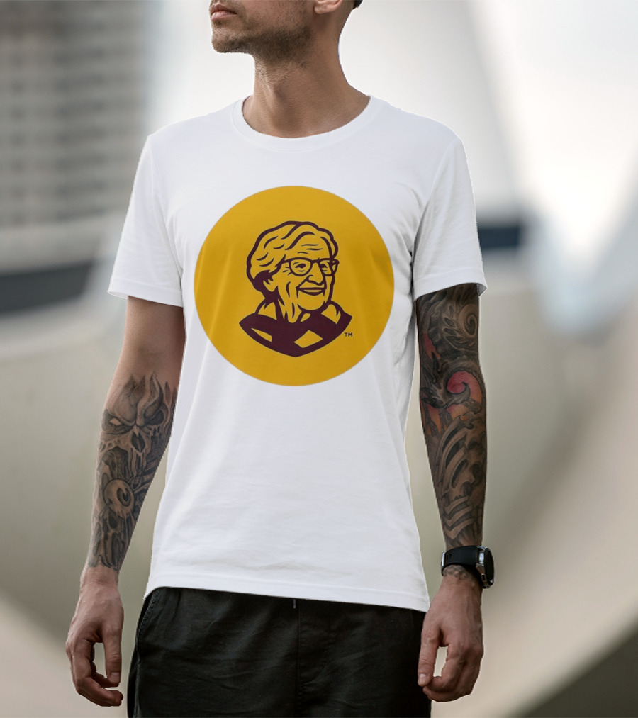 Loyola Chicago Sister Jean Trademark Icon Yellow T-Shirt