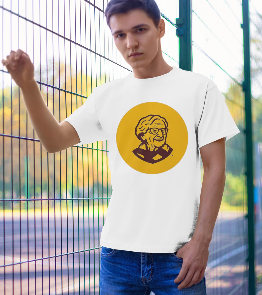 Loyola Chicago Sister Jean Trademark Icon Yellow T-Shirt