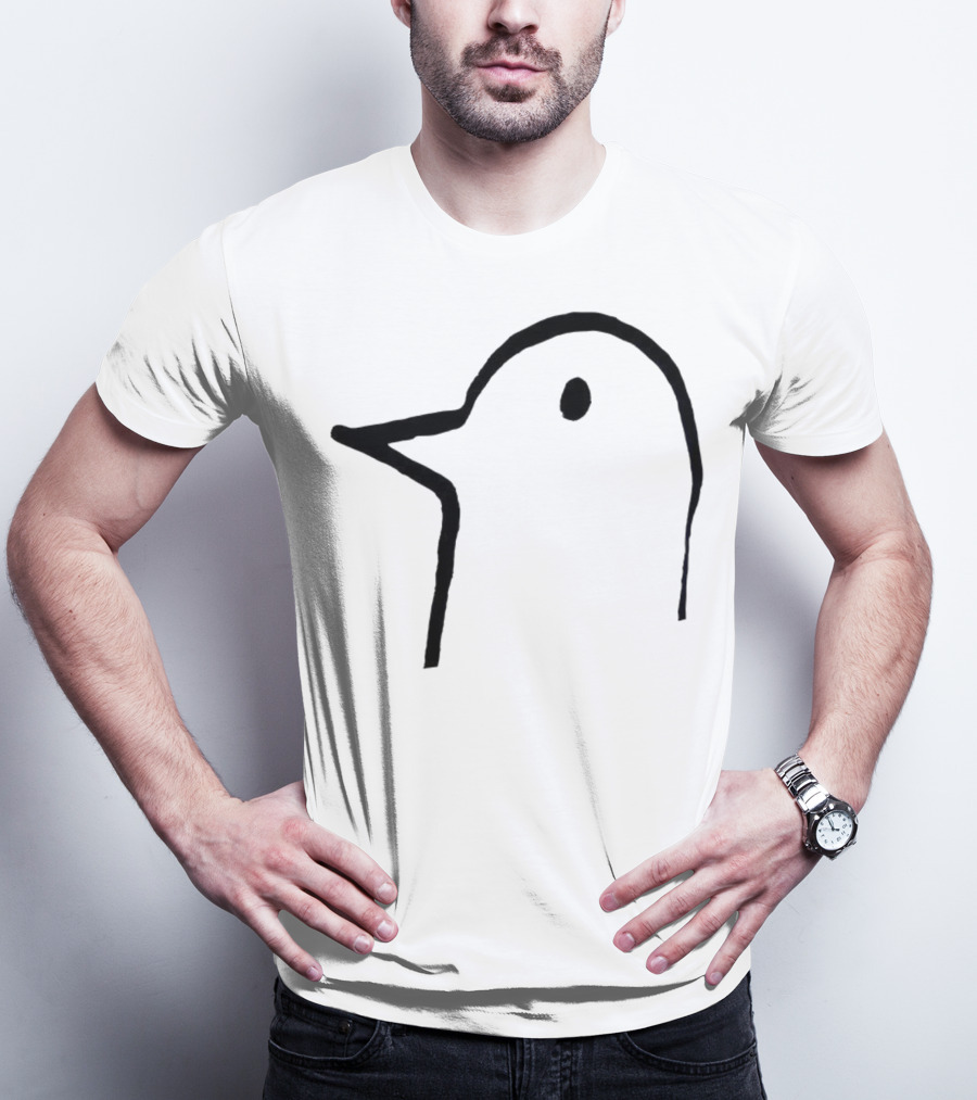 Oyasumi Punpun Iconic Bird Sketch Manga Symbol T-Shirt