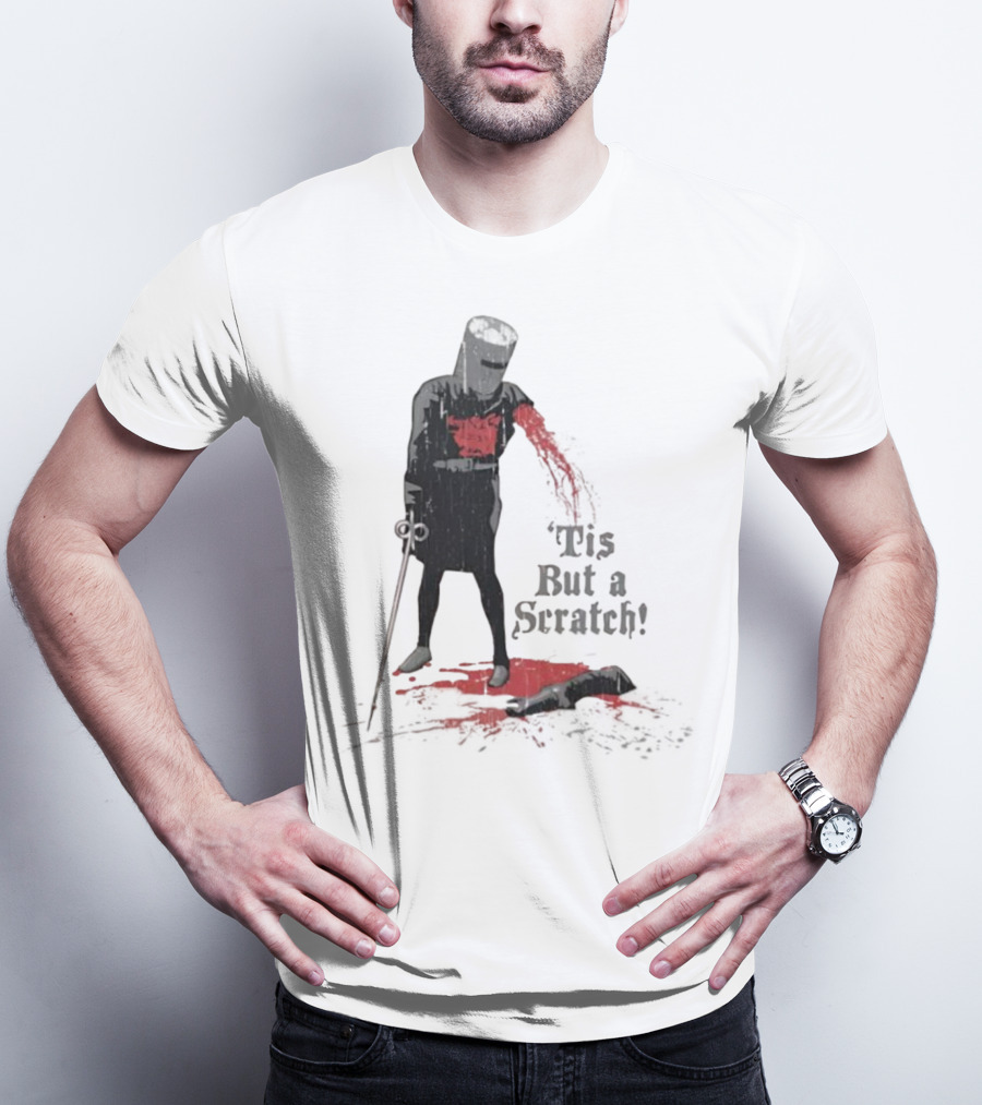Monty Python Black Knight 'Tis But A Scratch Classic Scene T-Shirt