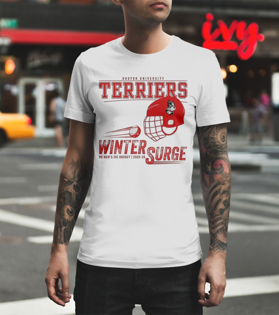 Boston Terriers Hockey Winter Surge 2009-2010 T-Shirt