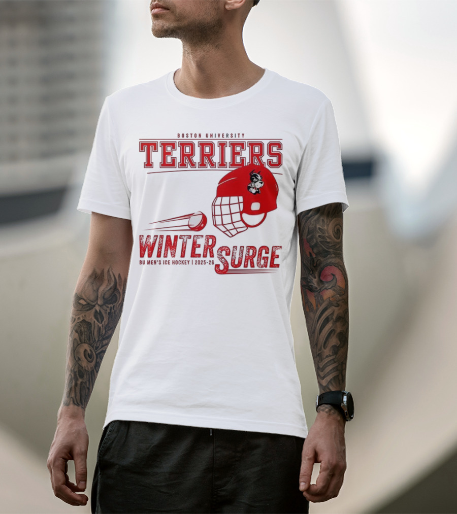 Boston Terriers Hockey Winter Surge 2009-2010 T-Shirt