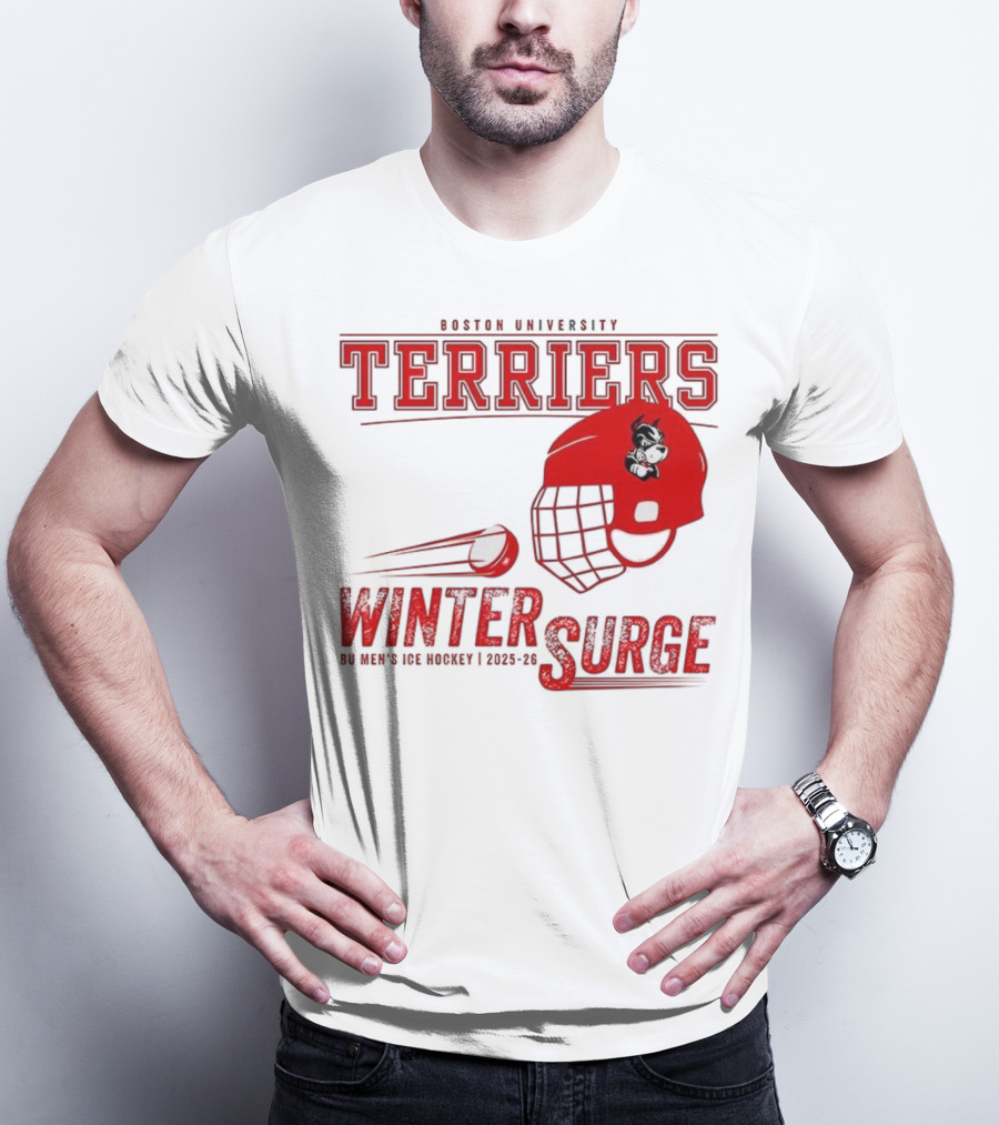 Boston Terriers Hockey Winter Surge 2009-2010 T-Shirt