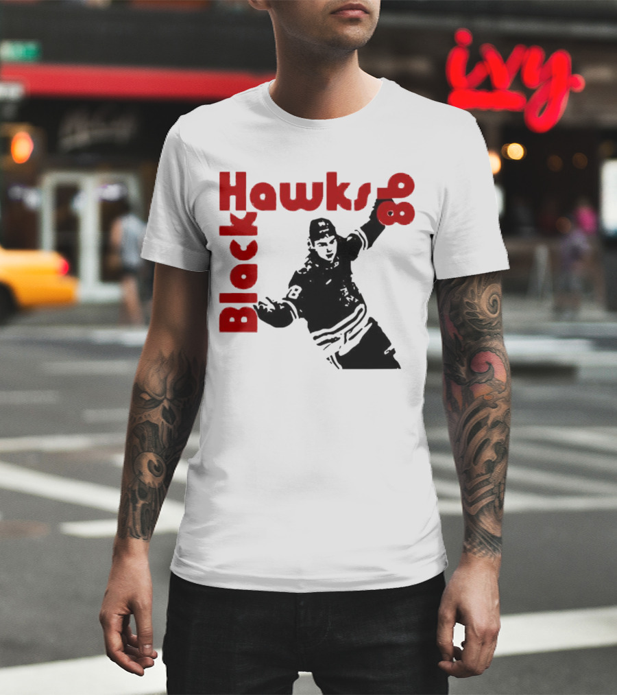 Chicago Blackhawks 98 NHL Hockey Player Celebration T-Shirt