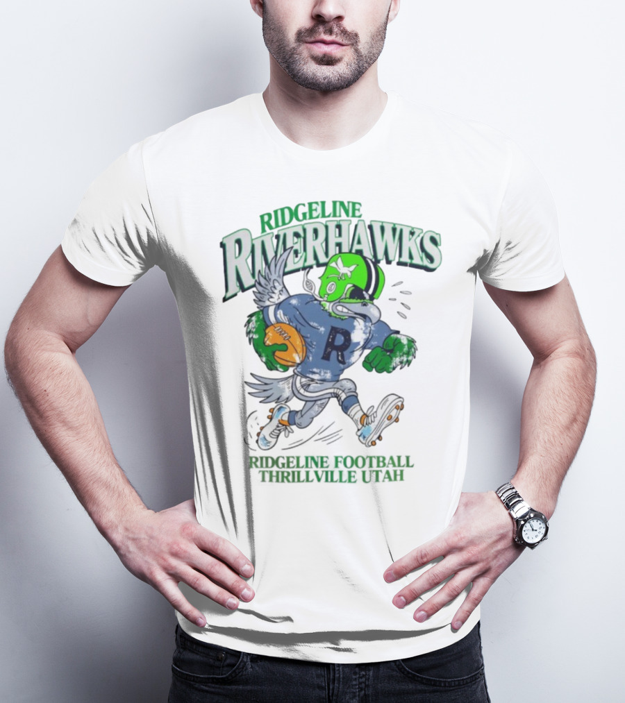 Ridgeline Riverhawks Football Thrillville Utah T-Shirt