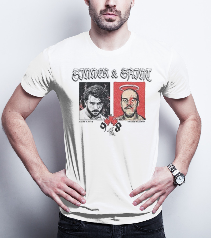 Sinner Saint Judas Icarus Travis Williams Canadian Wrestling Portraits T-Shirt