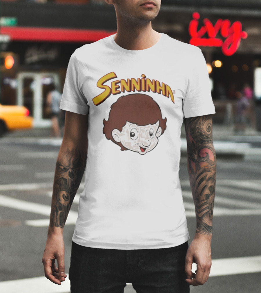 Senninha Ayrton Senna Character Merchandising T-Shirt