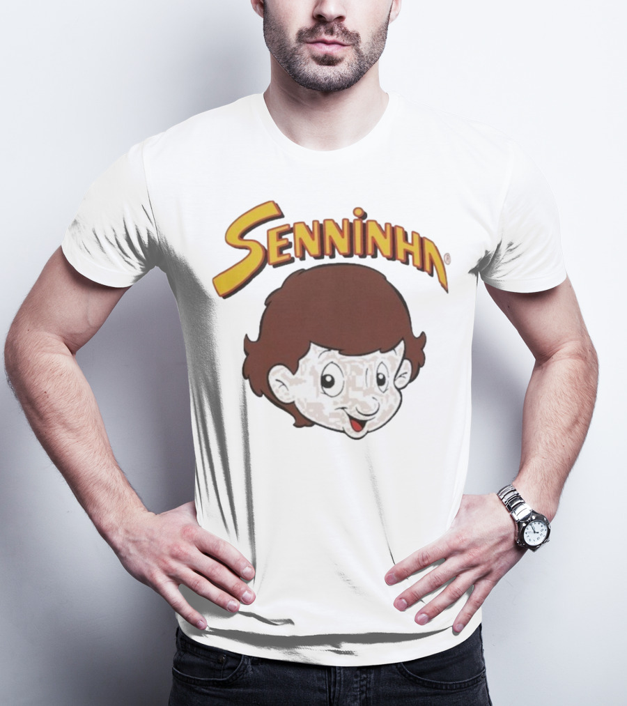 Senninha Ayrton Senna Character Merchandising T-Shirt