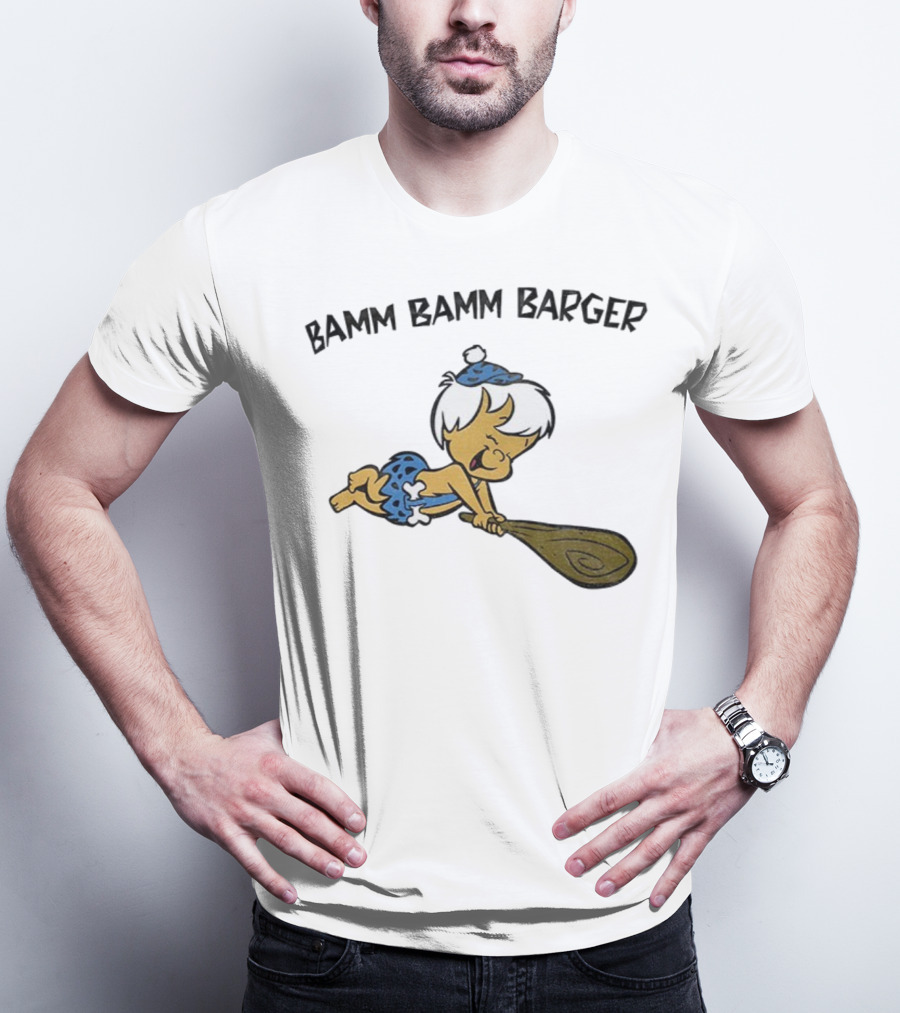 Bamm Bamm Barger The Flintstones Vintage Movie Icon T-Shirt