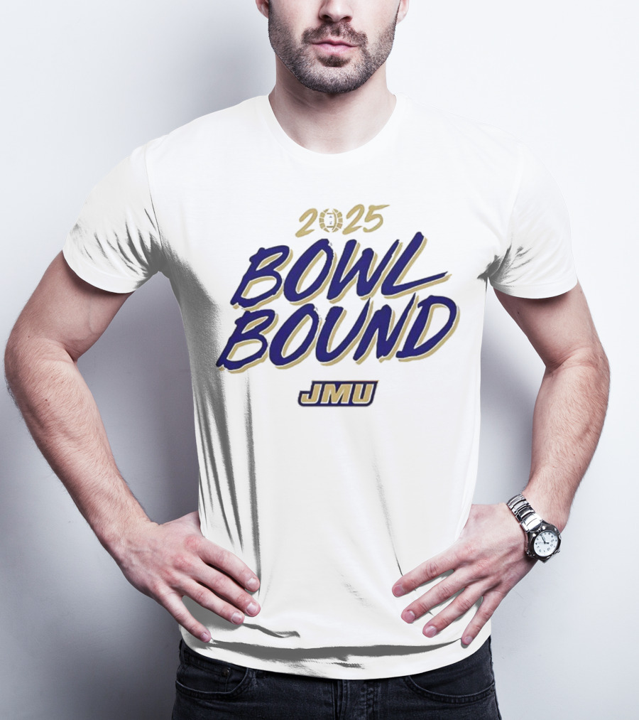 2025 Bowl Bound JMU James Madison Dukes T-Shirt