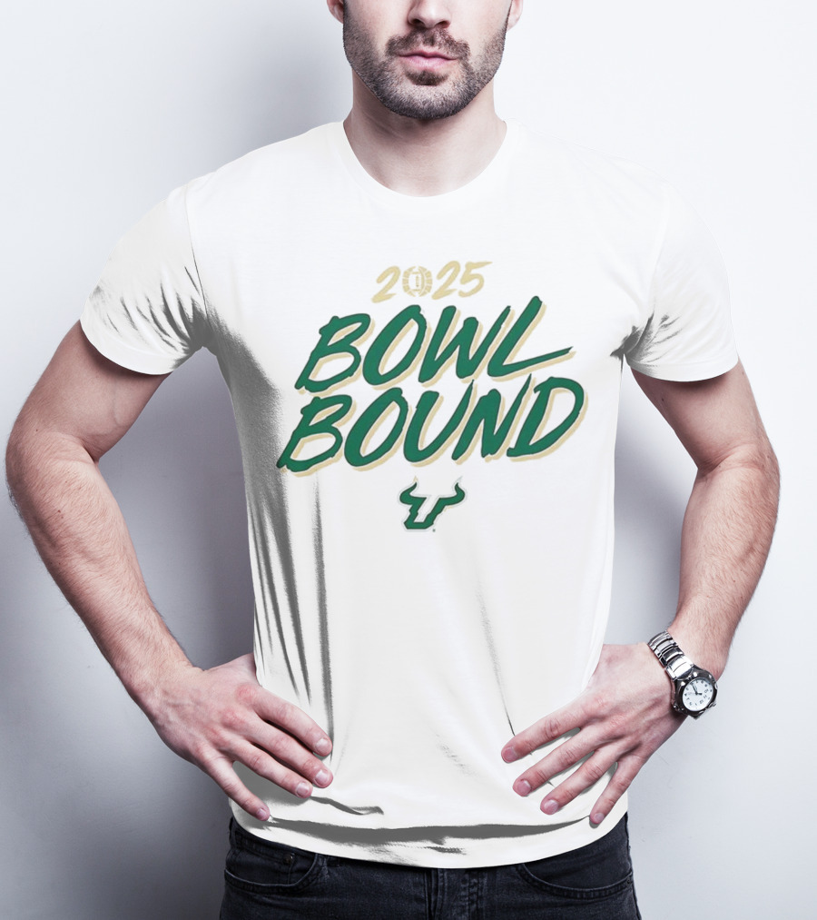2025 Bowl Bound South Florida Bulls T-Shirt