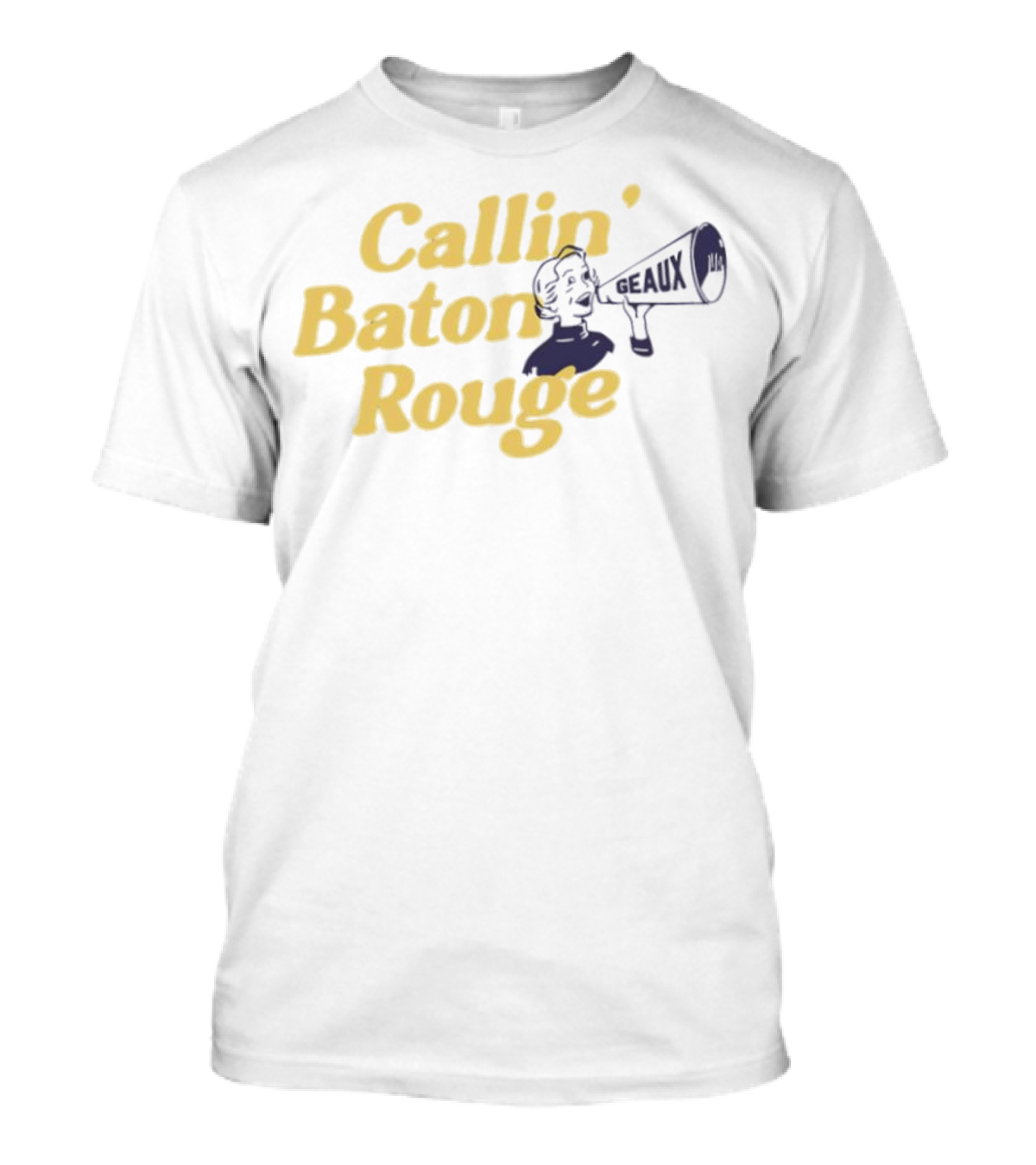 Callin’ Baton Rouge Geaux Megaphone Icon T-Shirt