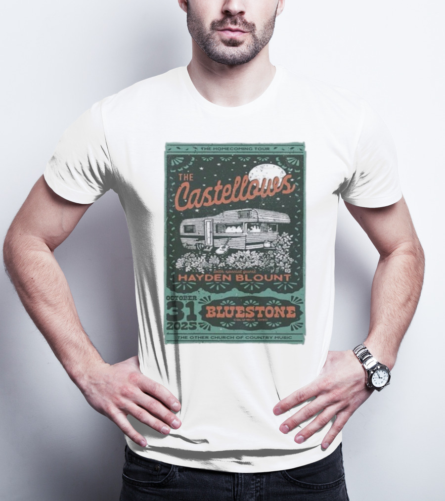 The Castellows Homecoming Tour Hayden Blount Bluestone Columbus October 31 2025 T-Shirt