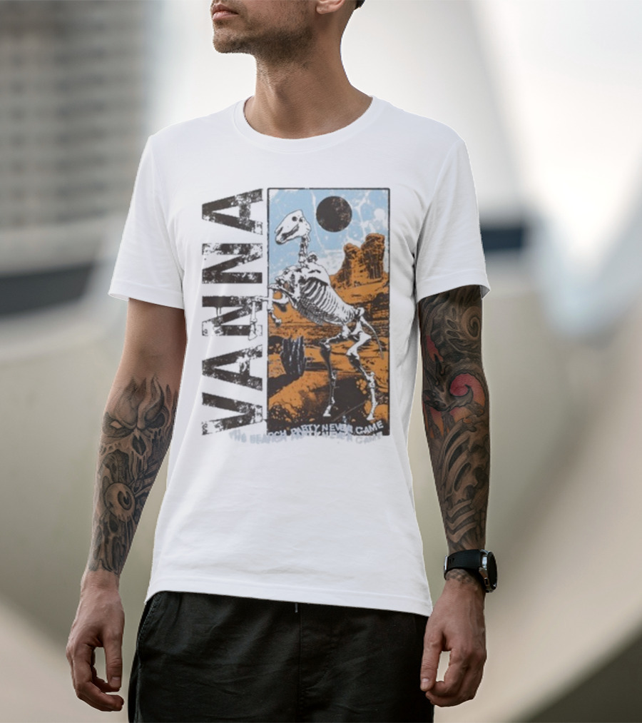 Vanna The Search Party Never Came Skeleton Desert Landscape T-Shirt