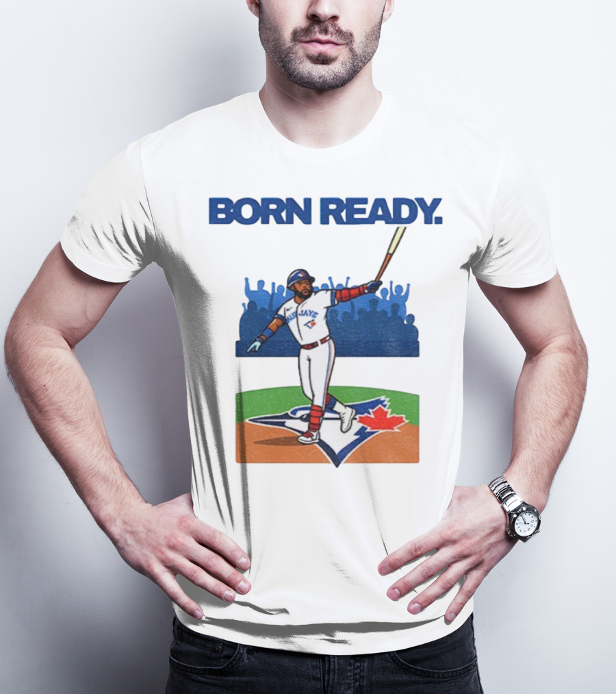 Vladimir Guerrero Jr. Born Ready Toronto Blue Jays MLB Baseball Player T-Shirt