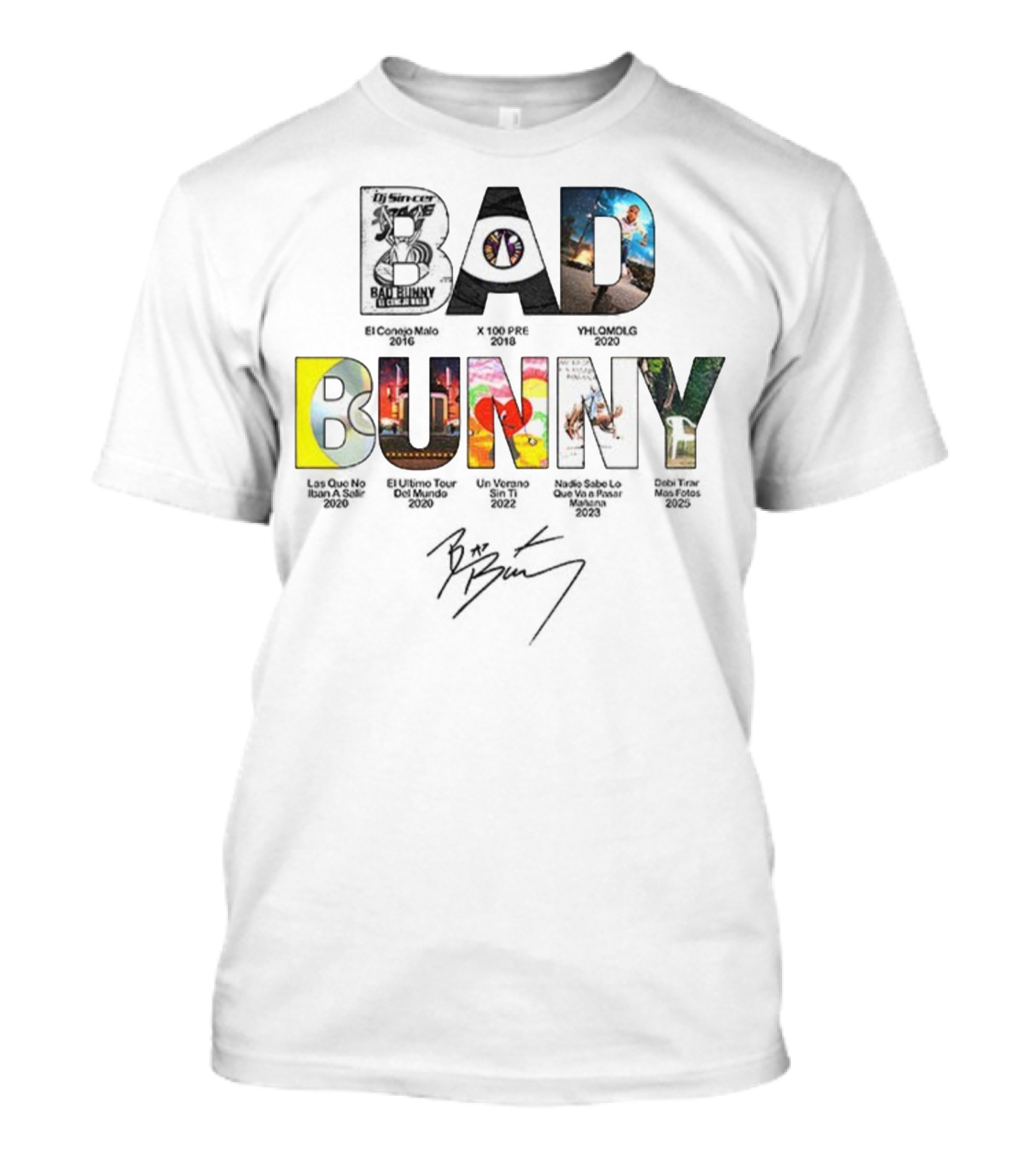 Benito Bowl Bad Bunny Iconic Signature DJ Sinoc Lyrics Event 2023 T-Shirt