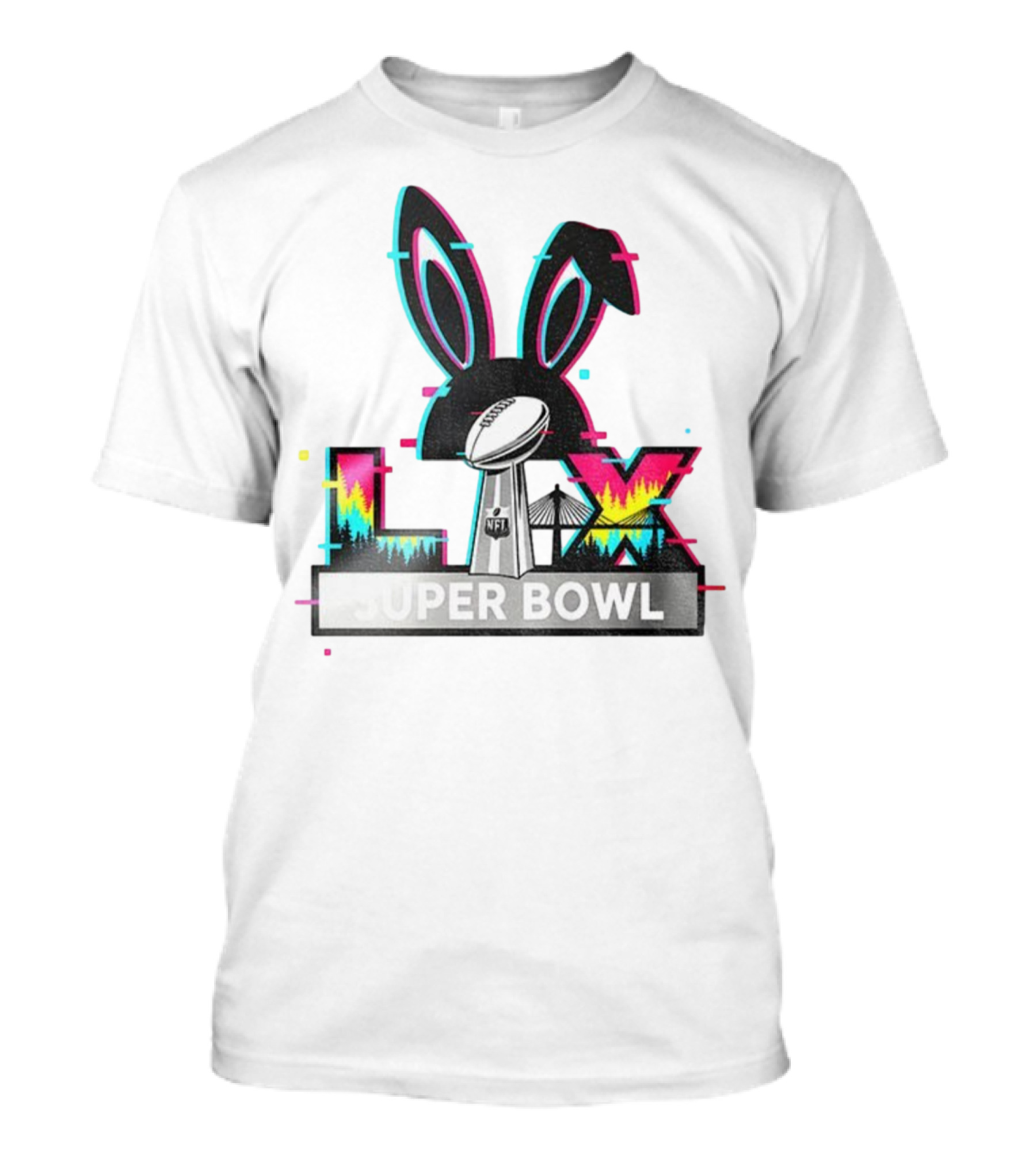Bad Bunny LVI Super Bowl NFL Halftime Show LAX Stadium T-Shirt